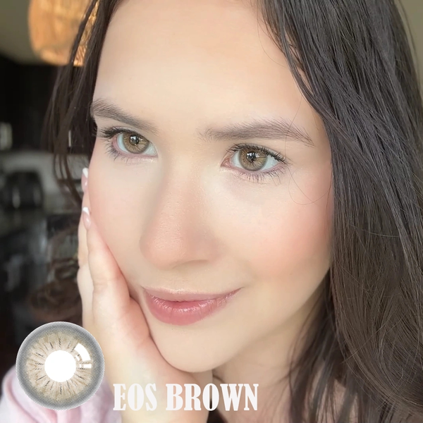EOS Brown Kleurlenzen – Natuurlijke & Comfortabele Jaarlenzen Zonder ...